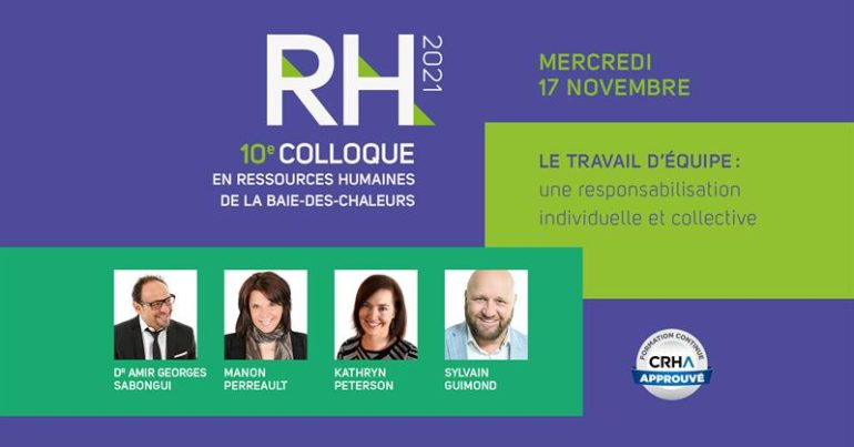 Colloque RH 2021: Optimiser le plein potentiel humain! - CIEU-FM 94,9, 1061, la radio de la Baie ...